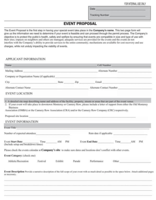 20 Free Event Proposal Templates (How to Write)