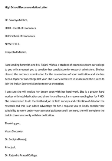 35 Best Student Recommendation Letters (From Teacher)