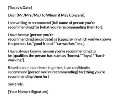 25 Sample Personal Recommendation Letters (Tips & Examples)