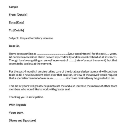 32 Salary Increase Letters | How to Ask for Pay Rise?