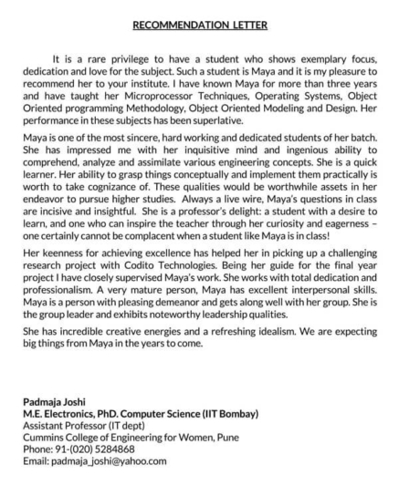 32 High School Recommendation Letter Samples