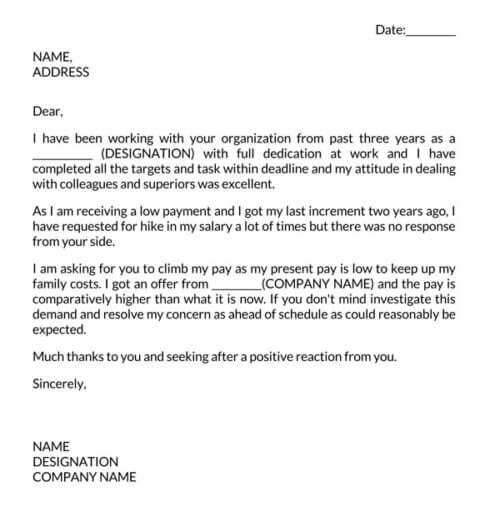 32 Salary Increase Letter Samples | How to Ask for Pay Rise?