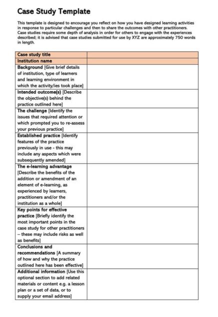Case Study: How to Write (24 Free Templates)