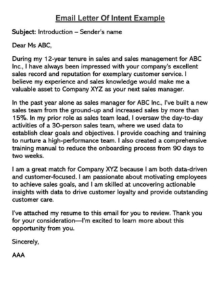 How to Write a Letter of Intent for a Job (with Examples)