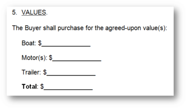 Free Boat (Vessel) Bill of Sale Forms | How to Fill - PDF