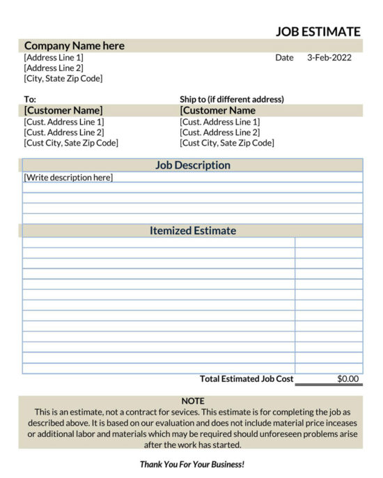 50+ Free Quote Templates (Word, Excel, PDF)