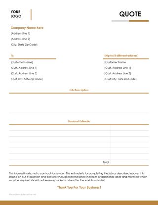 50+ Free Quote Templates (Word, Excel, PDF)