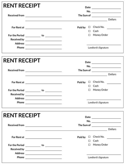 30 Free Payment Receipt Templates (Word | Excel)