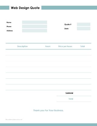 50+ Free Quote Templates (Word, Excel, PDF)