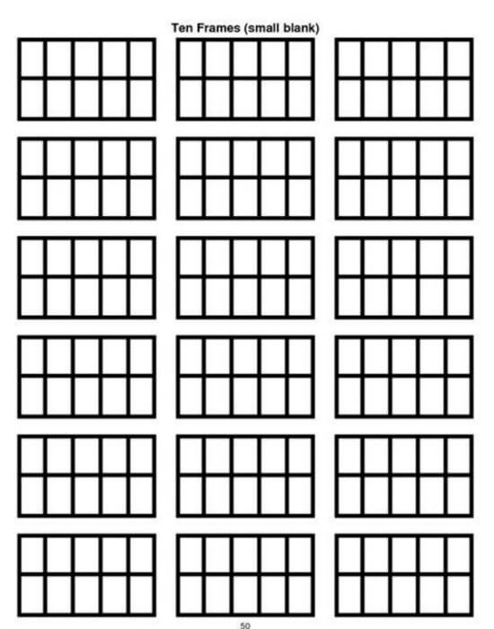 36 Free Printable Ten Frame Templates | Word - PDF