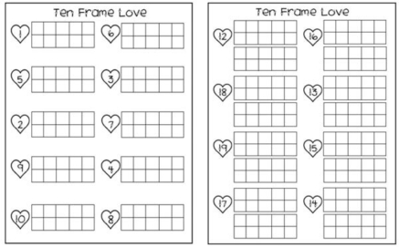 36 Free Printable Ten Frame Templates | Word - PDF