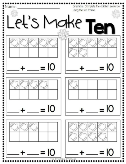36 Free Printable Ten Frame Templates | Word - PDF