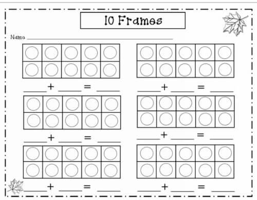 36 Free Printable Ten Frame Templates | Word - PDF