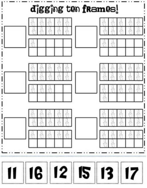 36 Free Printable Ten Frame Templates | Word - PDF