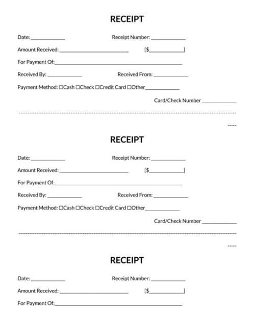 38 Free Payment Receipt Templates (Excel | Word | PDF)
