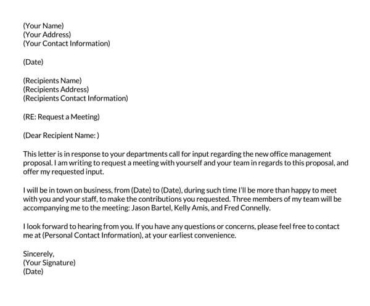 How to Request for Meeting Appointment (Examples)