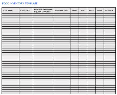 40 FREE Inventory Spreadsheet Templates (Word - Excel)