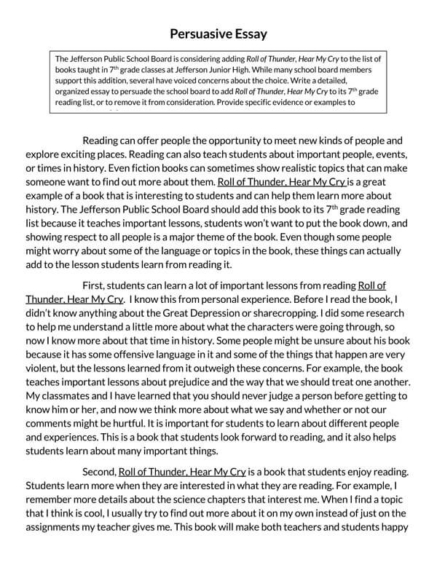 30 Great Persuasive Essay Examples | Guide & Tips