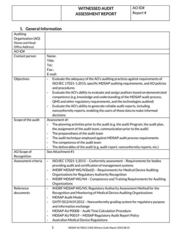 50 Free Audit Report Templates [Format] - Internal, External