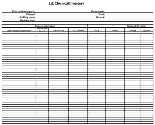 40 FREE Inventory Spreadsheet Templates (Word - Excel)