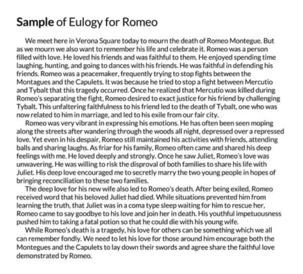 43 Heartfelt Eulogy Templates (Father, Mother, Friend)