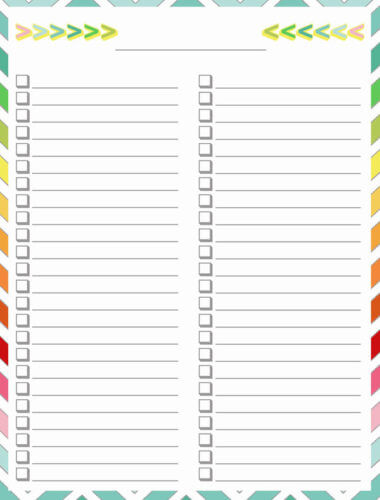 44 Free To-Do List & Checklist Templates (Word, Excel, PDF)