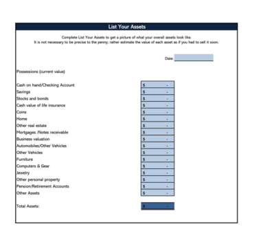 49 Free Asset List Templates (Excel) | Personal, Business