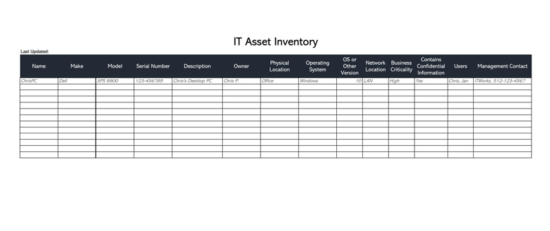 49 Free Asset List Templates (Excel) | Personal, Business