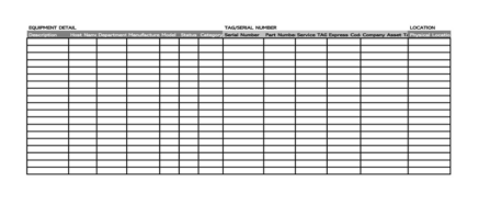 49 Free Asset List Templates (Excel) | Personal, Business