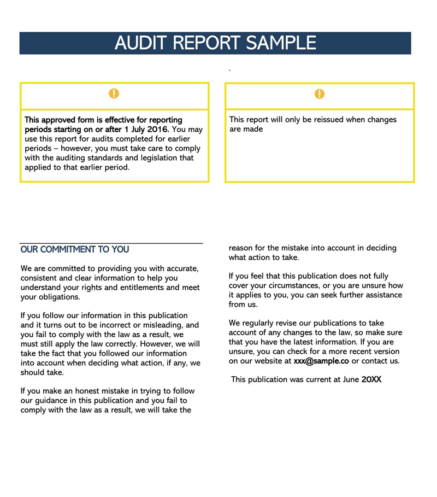 50 Free Audit Report Templates [Format] - Internal, External