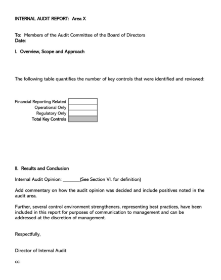 50 Free Audit Report Templates [Format] - Internal, External