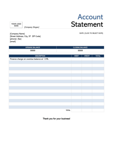 24+ Free Personal Bank Statement Templates (Word - Excel)