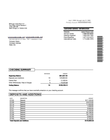 24+ Free Personal Bank Statement Templates (Word - Excel)