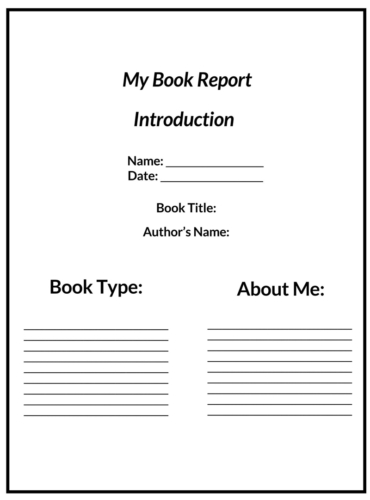 30 Free Book Report Templates | How to Outline (Format)