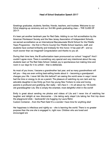 Graduation Speech Ideas (18 Outline Examples)