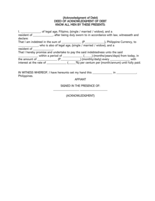 22 Free (I Owe You) IOU Templates and Forms | Word, PDF