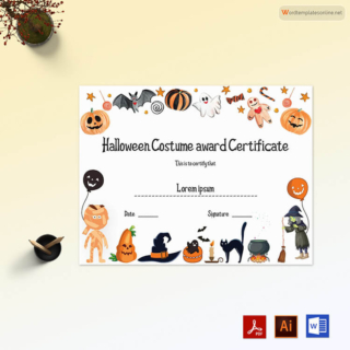 20 Best Halloween Award Certificate Templates (Word, PDF)
