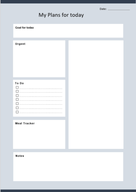 36 Free Daily Planner Templates for Word & Excel