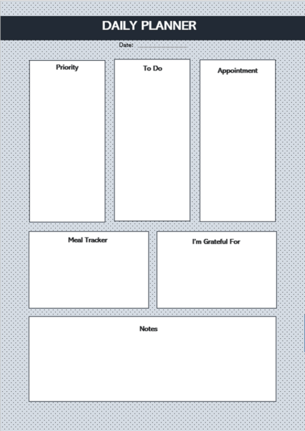 36 Free Daily Planner Templates for Word & Excel