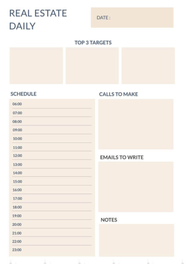 36 Free Daily Planner Templates for Word & Excel