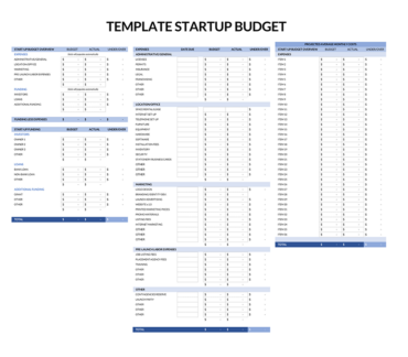 12+ Free Business Startup Costs Templates [Word | Excel]