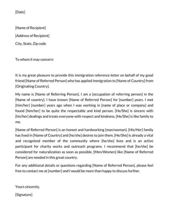 Good Moral Character Letter for Immigration (30 Best Samples)