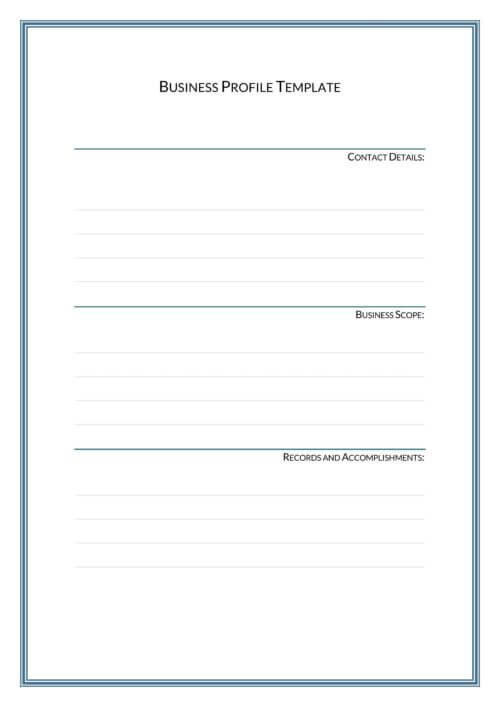 42 Free Company/Business Profile Templates (Word - PDF - AI)