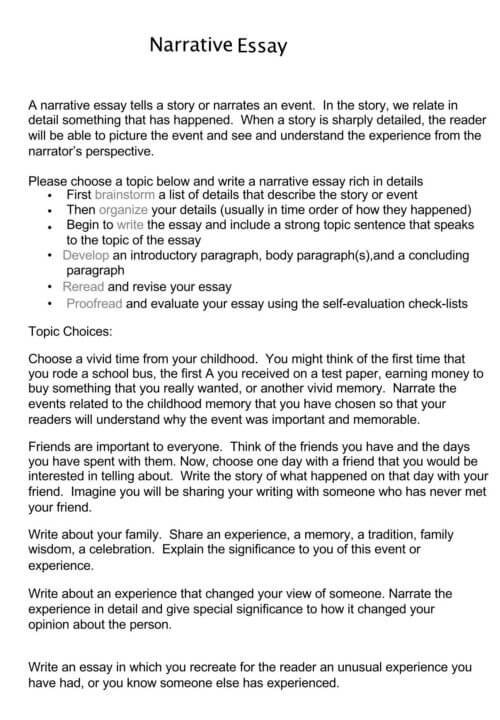 How to Write a Narrative Essay (12 Best Examples)
