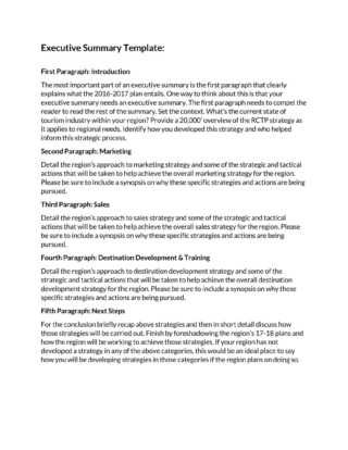 35 Free Executive Summary Templates and Examples