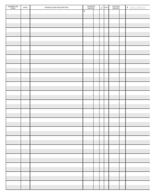 How to Balance a Checkbook Register (Free Templates)