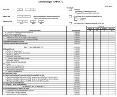 35+ Free General Ledger Templates (Word, Excel)