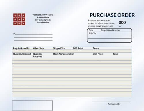 60 Free Purchase Order (PO) Templates (Word | Excel)