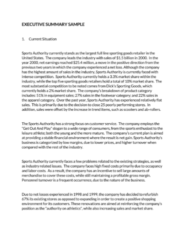 35 Free Executive Summary Templates and Examples