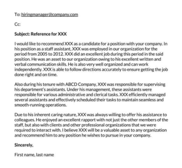 30 Best Reference Letter Examples [Writing Tips]